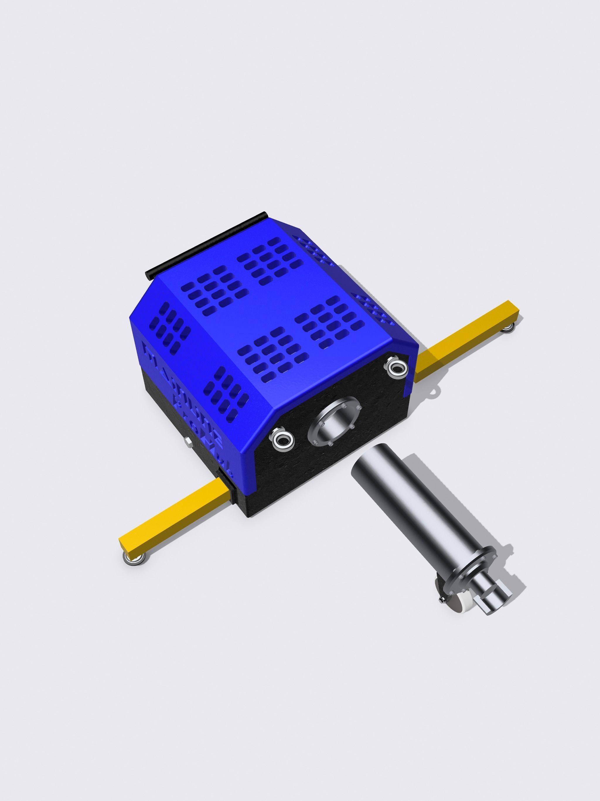 MAINLINE HUB DYNO ADJUSTABLE FOR DIORAMA 3D model 3D printable | CGTrader