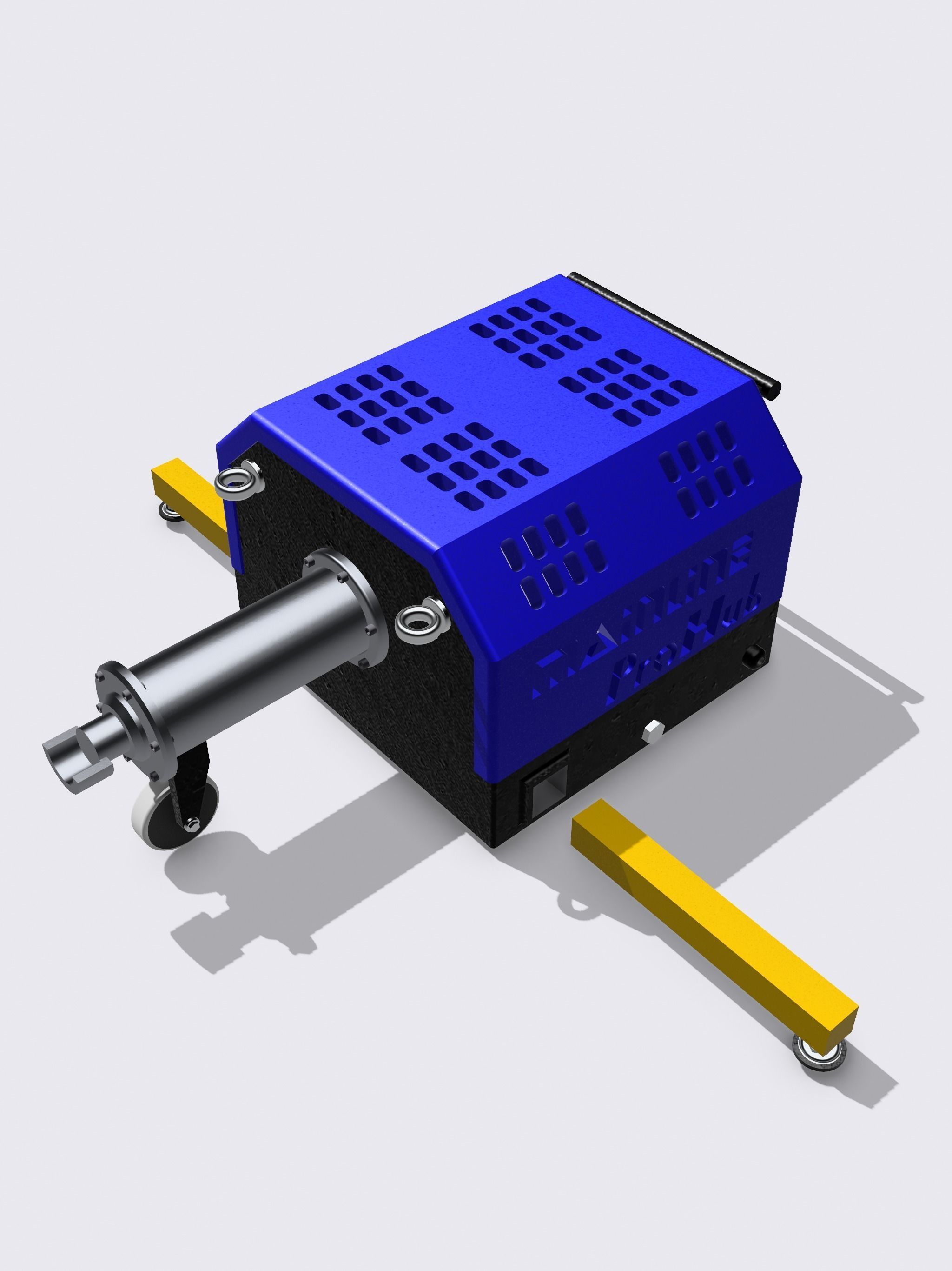 MAINLINE HUB DYNO ADJUSTABLE FOR DIORAMA 3D model 3D printable | CGTrader