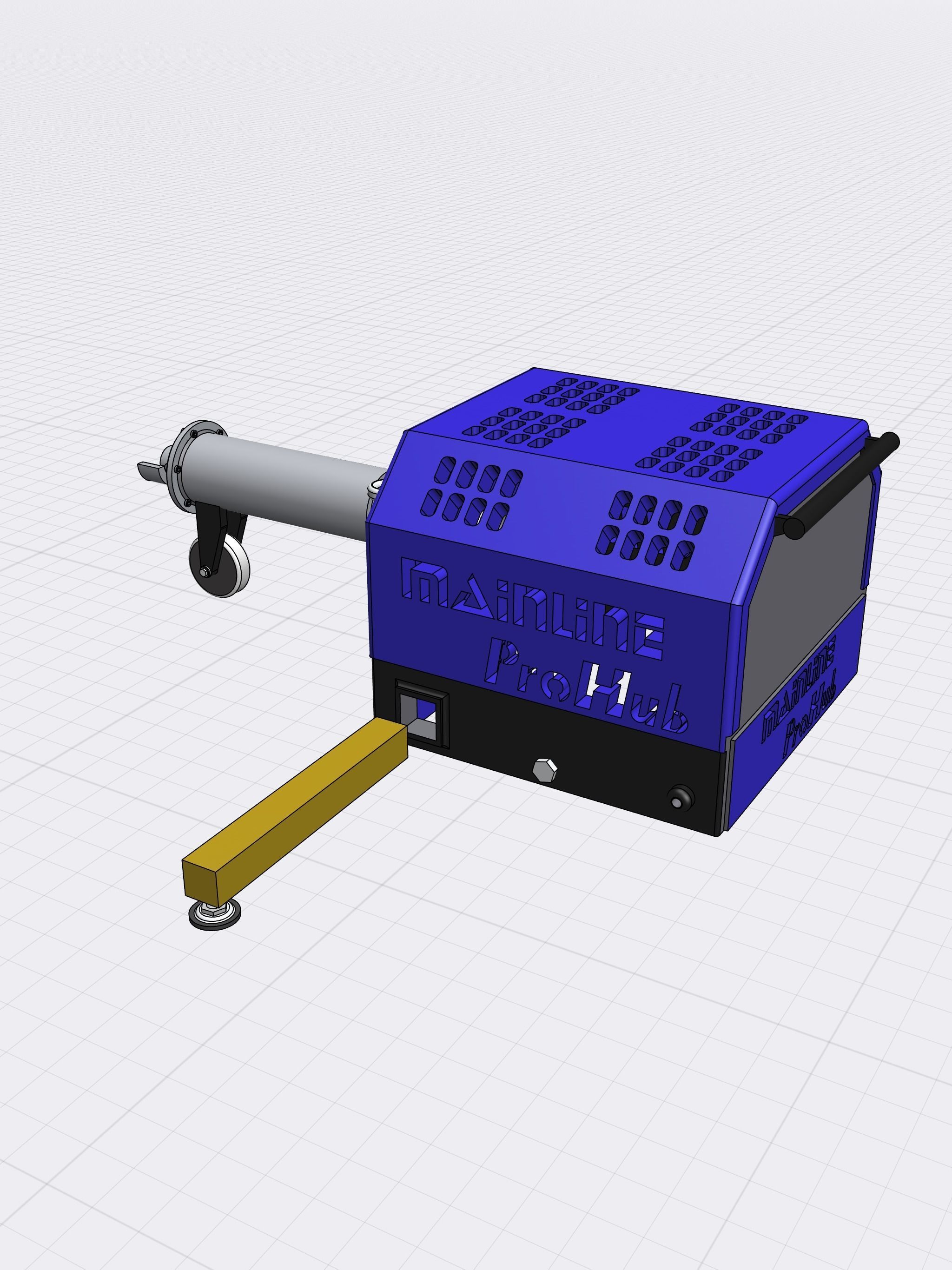 MAINLINE HUB DYNO ADJUSTABLE FOR DIORAMA 3D model 3D printable | CGTrader