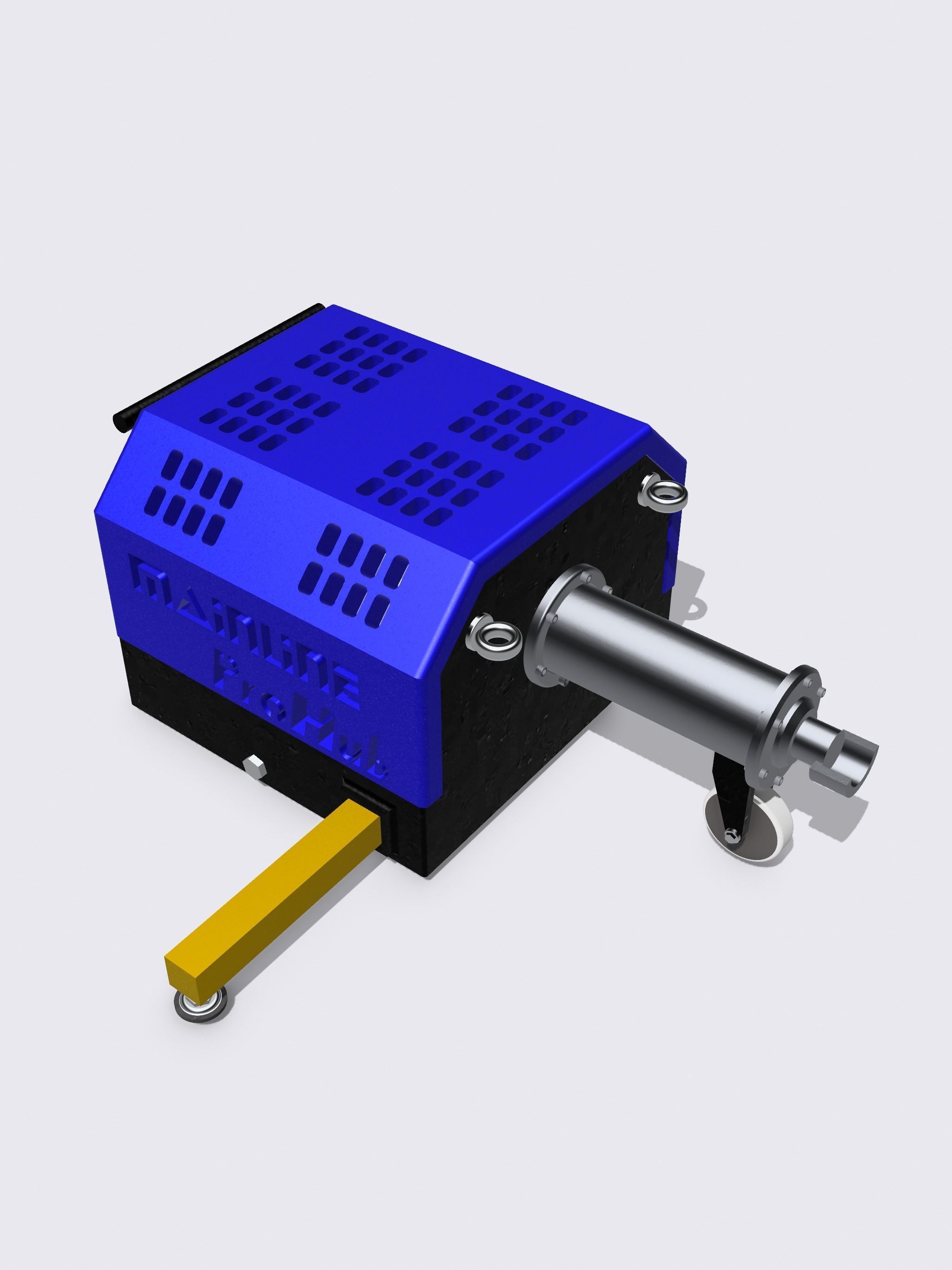 MAINLINE HUB DYNO ADJUSTABLE FOR DIORAMA 3D model 3D printable | CGTrader