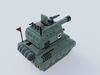 Little Green Tank -VoxelArt 3D model | CGTrader