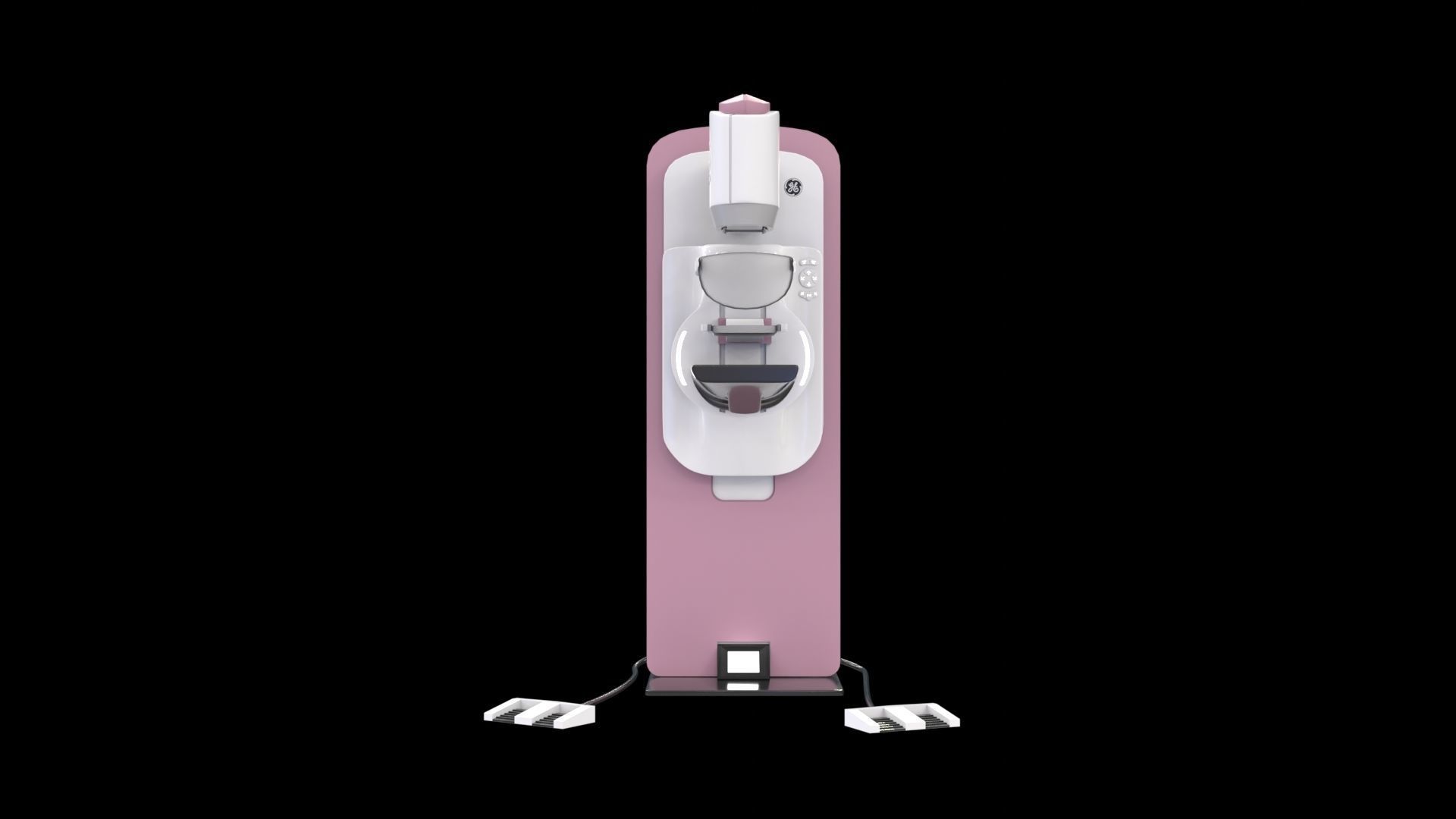 3D model Senographe Pristina Mammography System VR / AR / low-poly ...