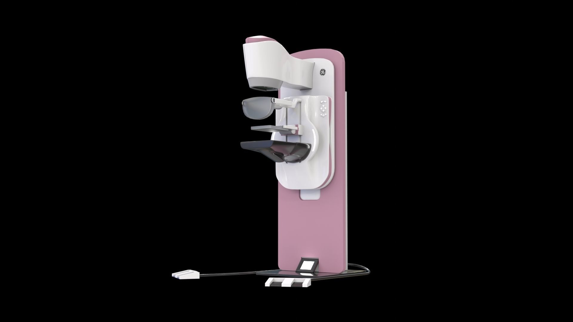 3D model Senographe Pristina Mammography System VR / AR / low-poly ...