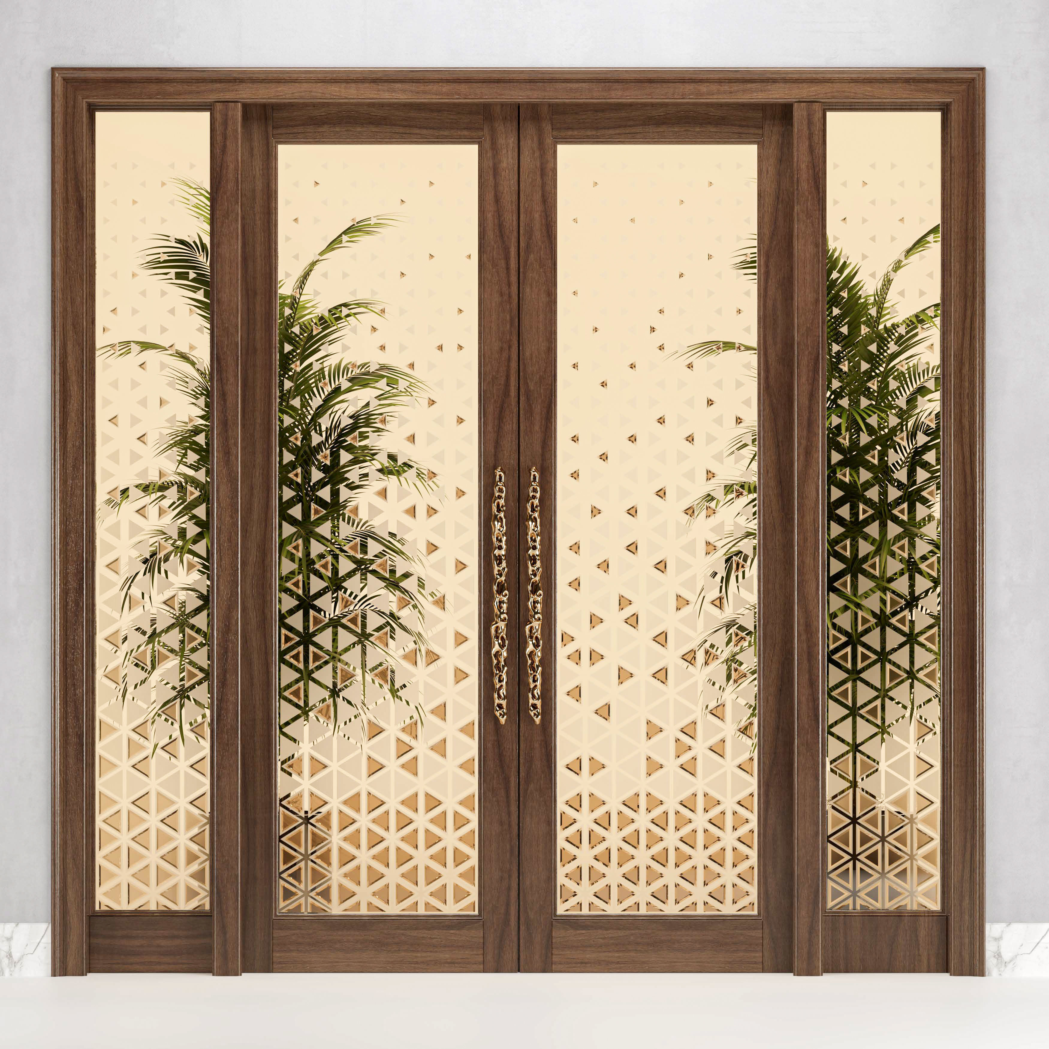 Framed glass door 01 3D model | CGTrader