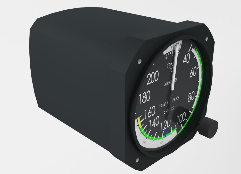Airspeed Indicator 3D model | CGTrader