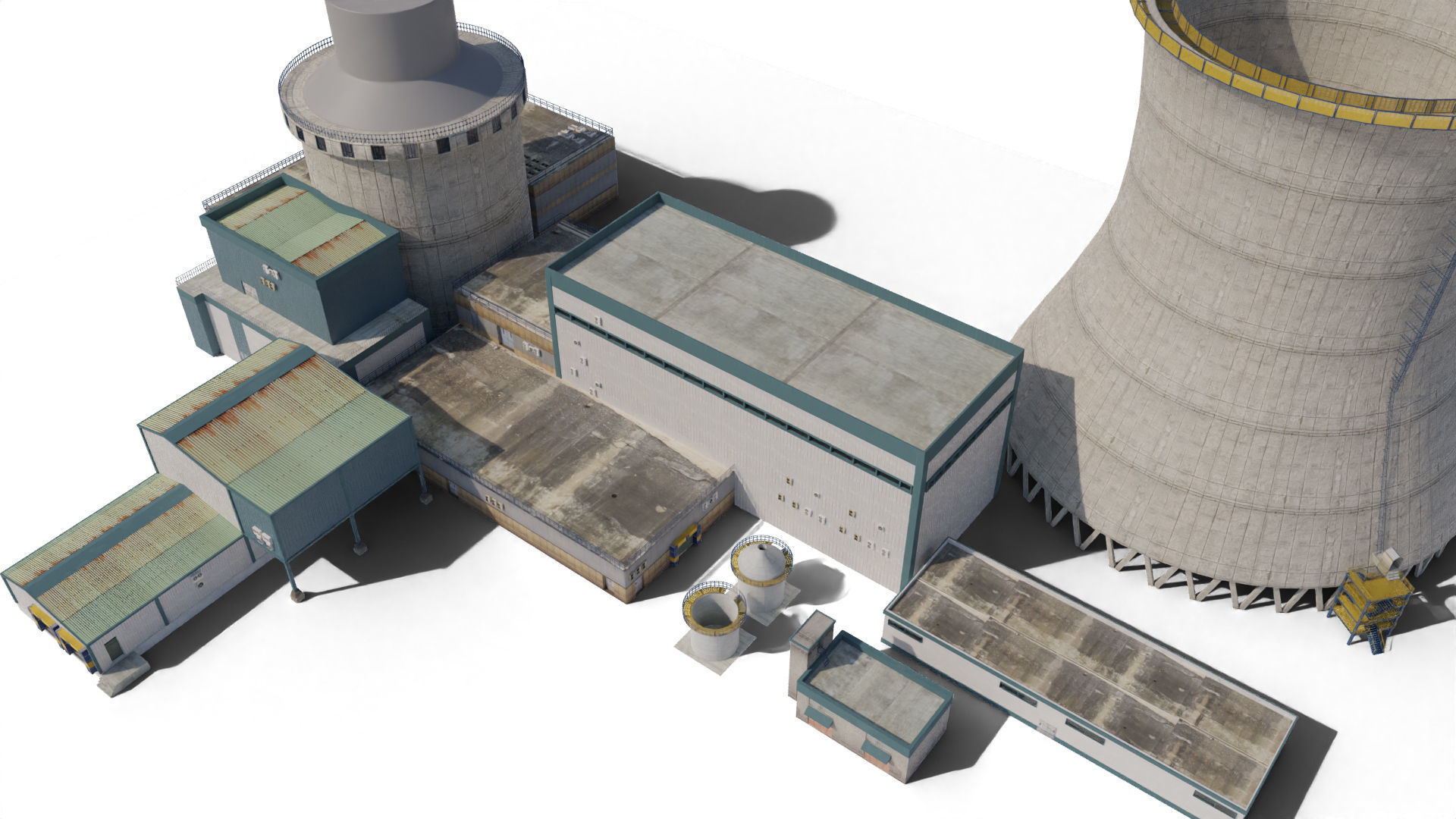 Nuclear Power Plant Assets 3D model | CGTrader