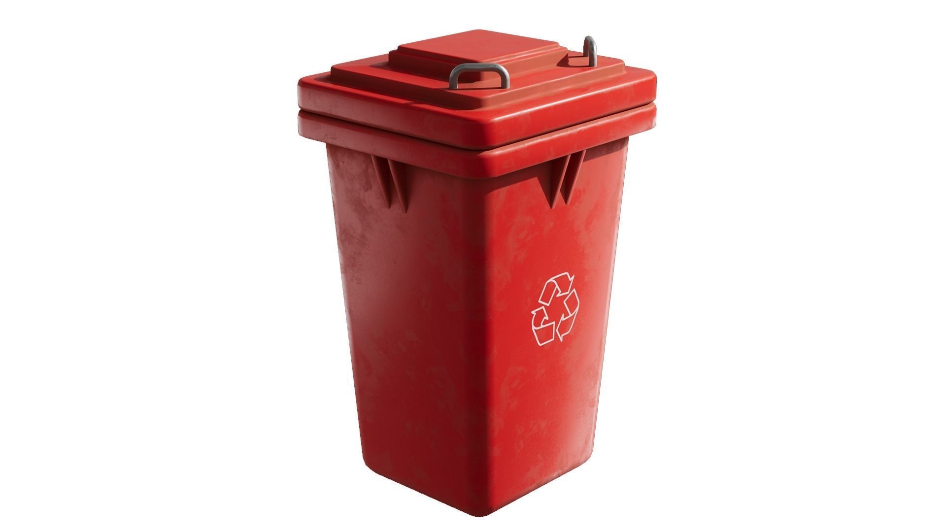 3D model Recycle Trash Garbage Cans Low Poly 3D VR / AR / low-poly ...