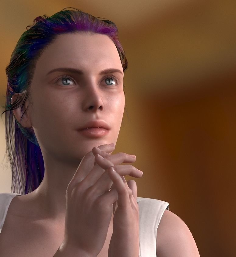 3D model Sara Dunkirk VR / AR / low-poly | CGTrader