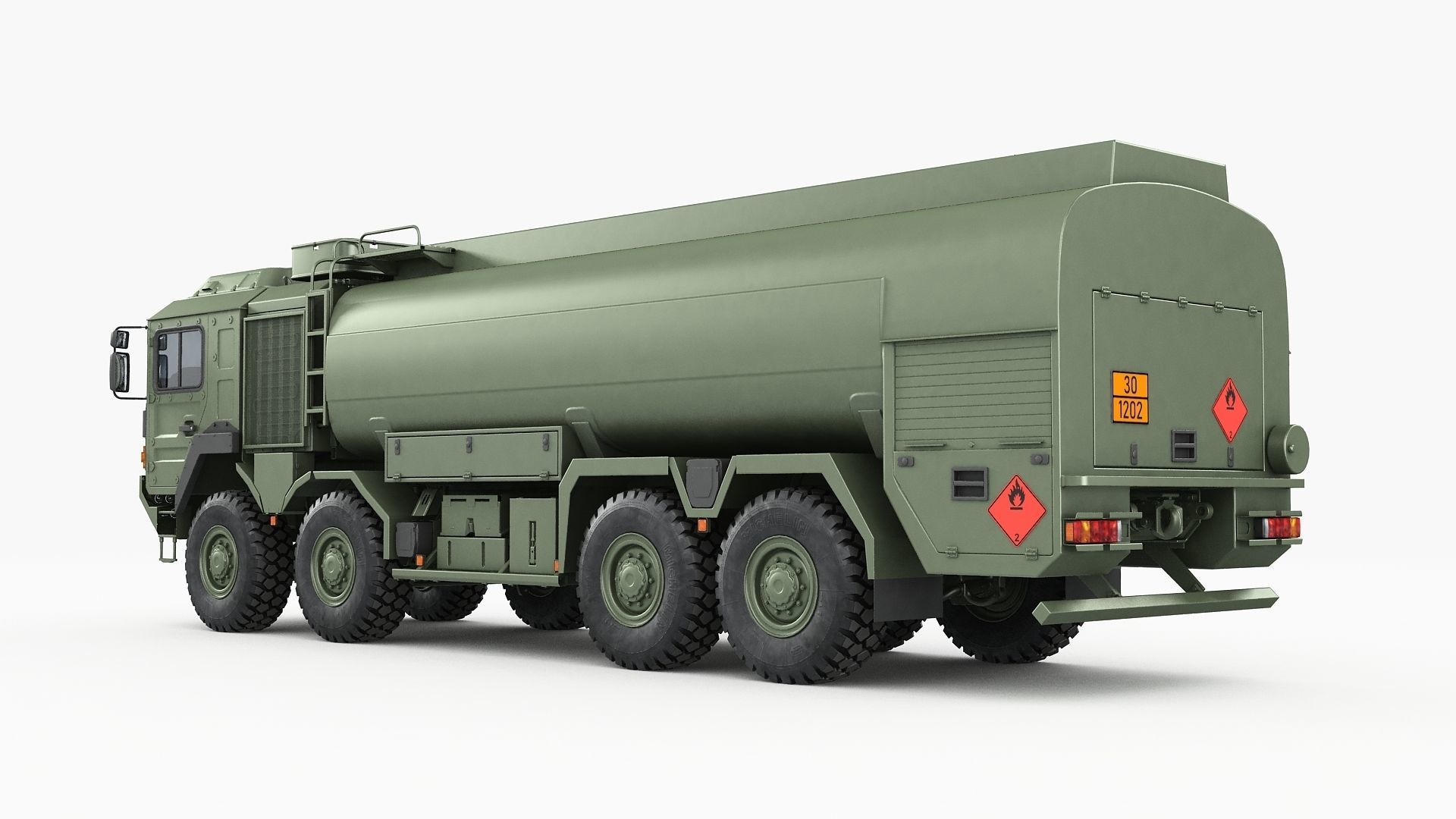 MAN HX77 tanker 3D model | CGTrader