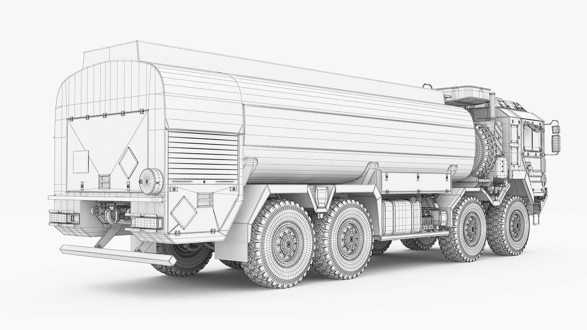 MAN HX77 tanker 3D model | CGTrader