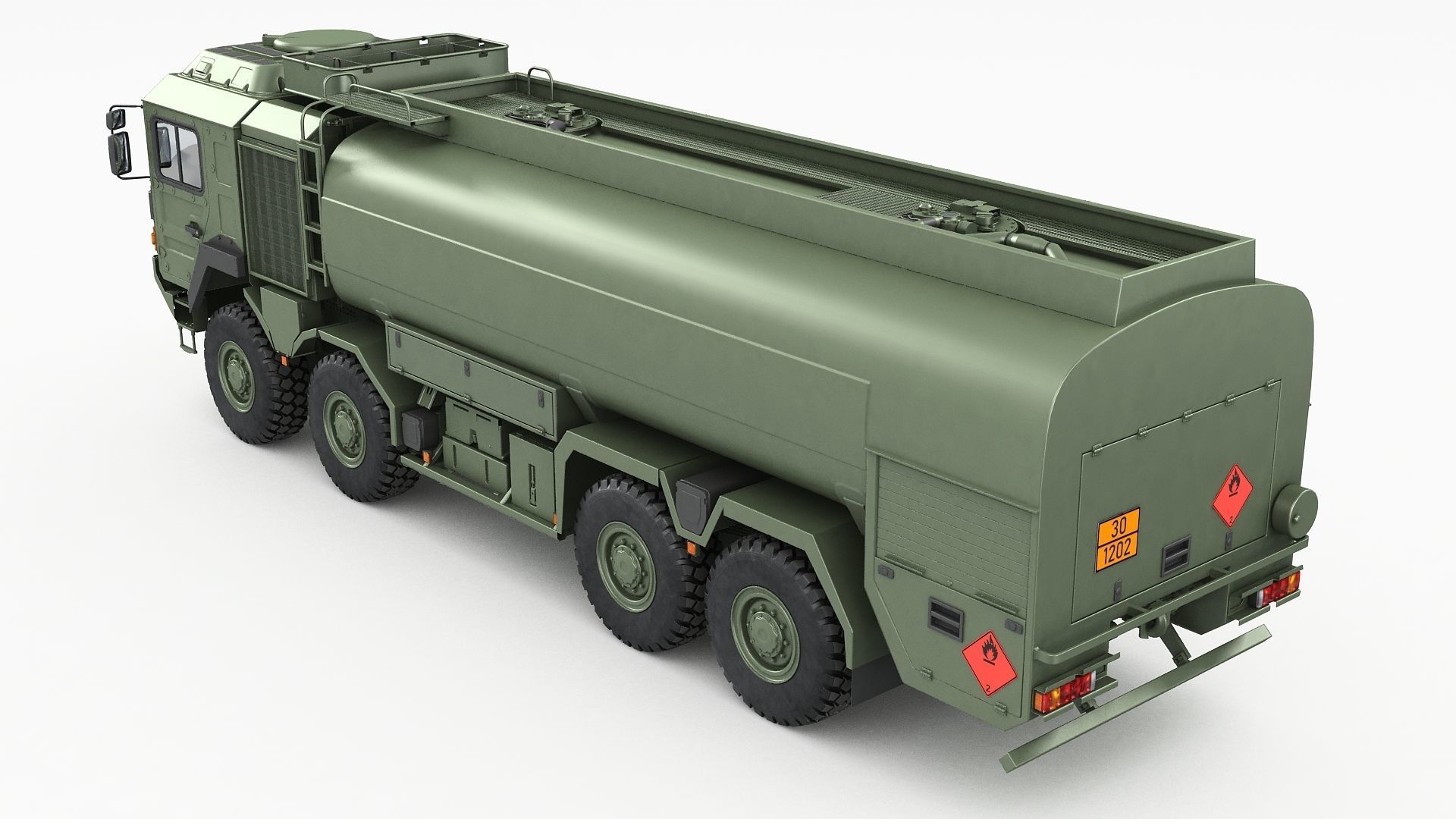 MAN HX77 tanker 3D model | CGTrader