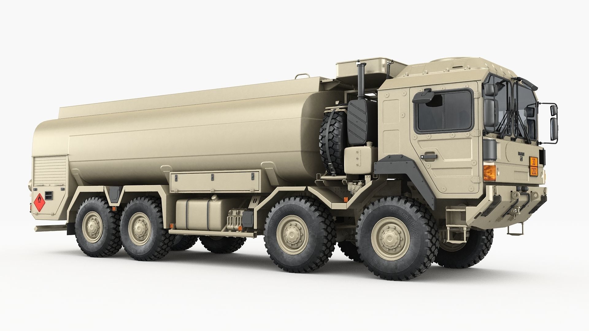 MAN HX77 tanker 3D model | CGTrader