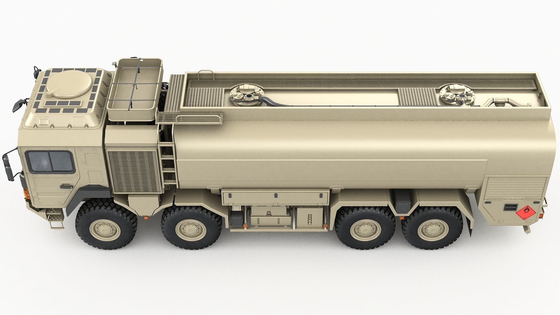 MAN HX77 tanker 3D model | CGTrader