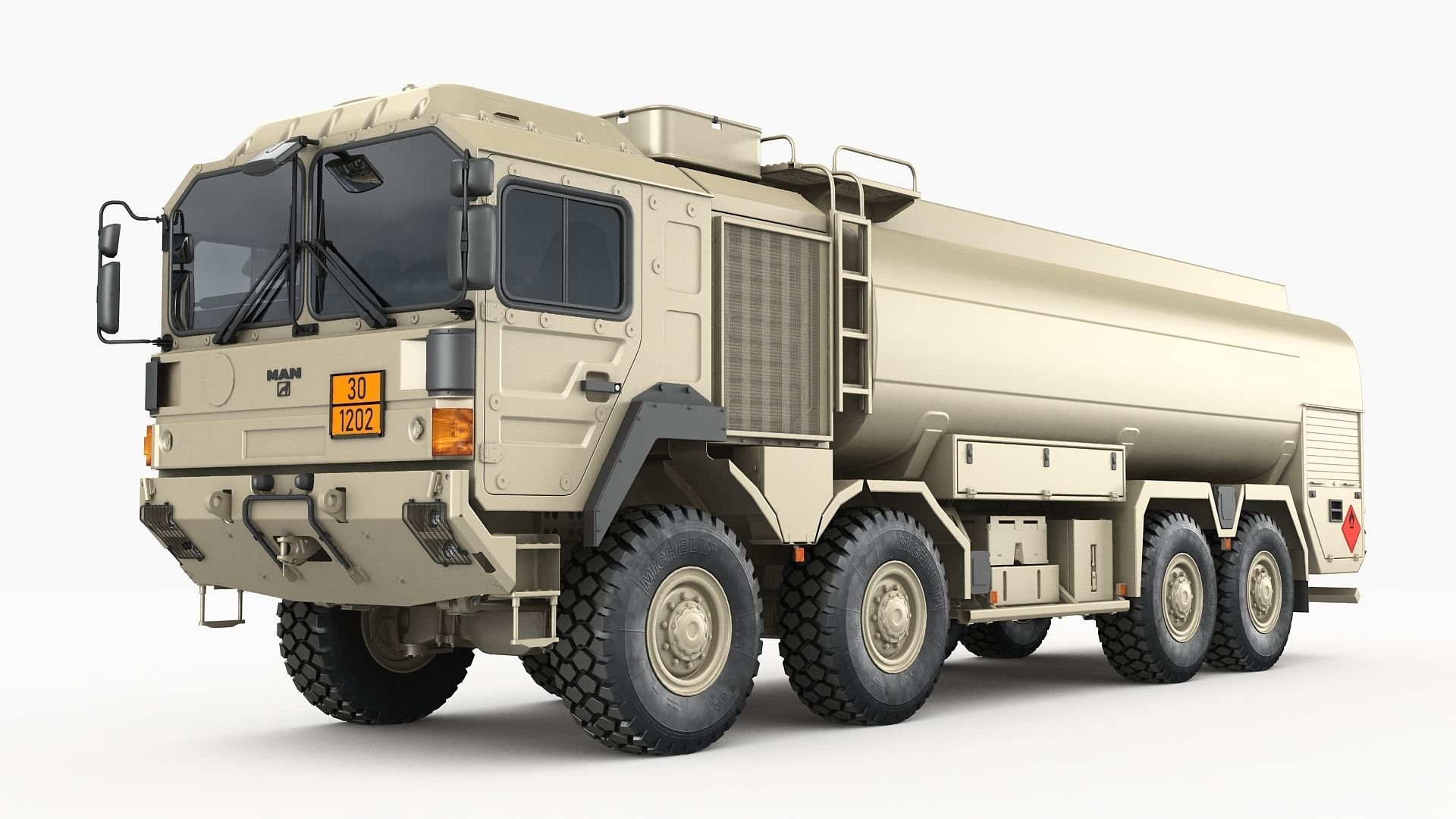 MAN HX77 tanker 3D model | CGTrader