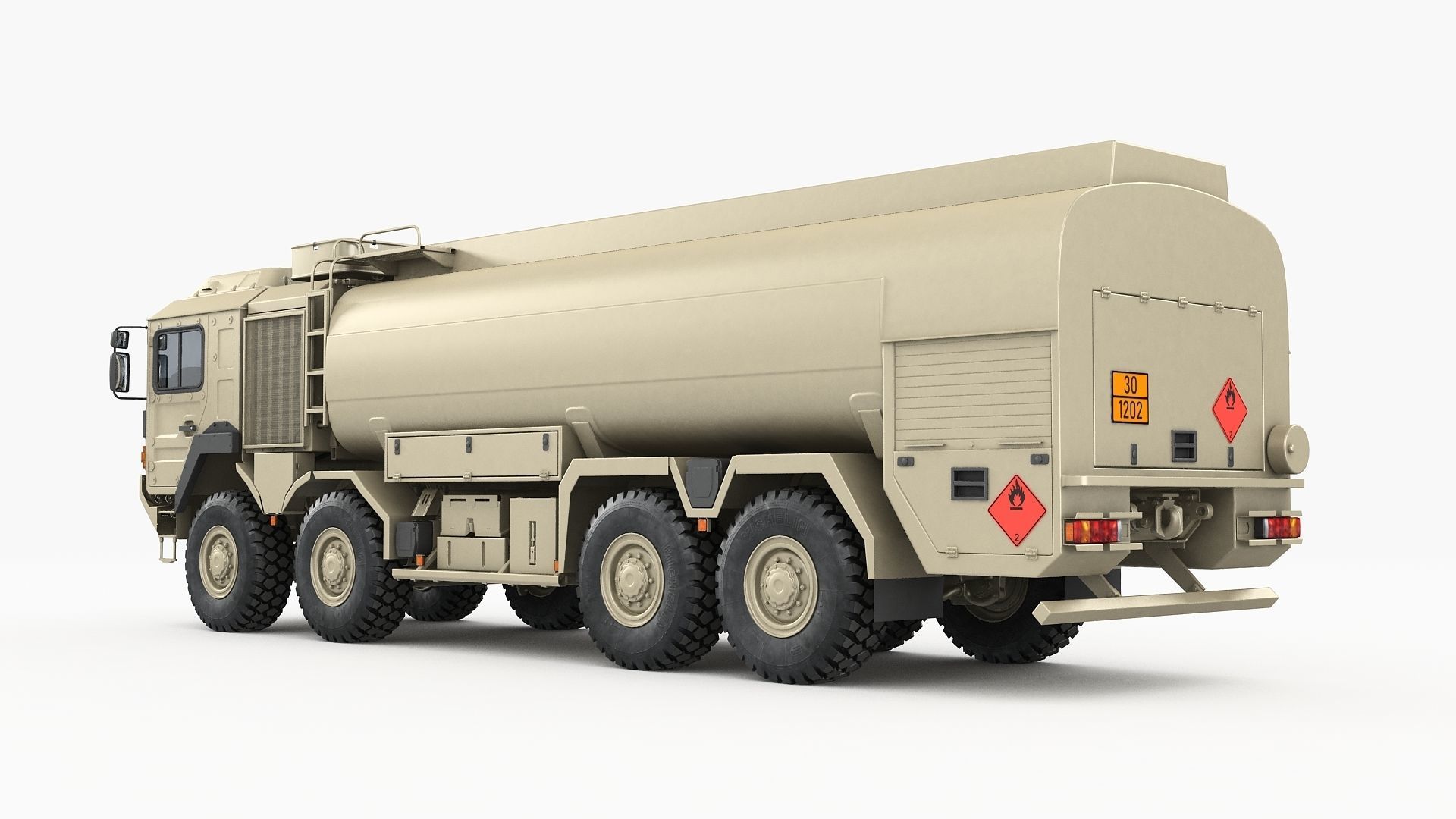 MAN HX77 tanker 3D model | CGTrader