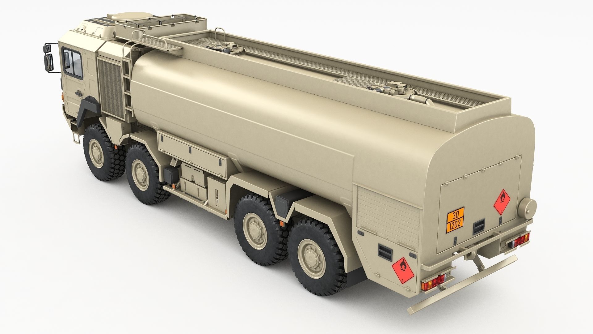 MAN HX77 tanker 3D model | CGTrader