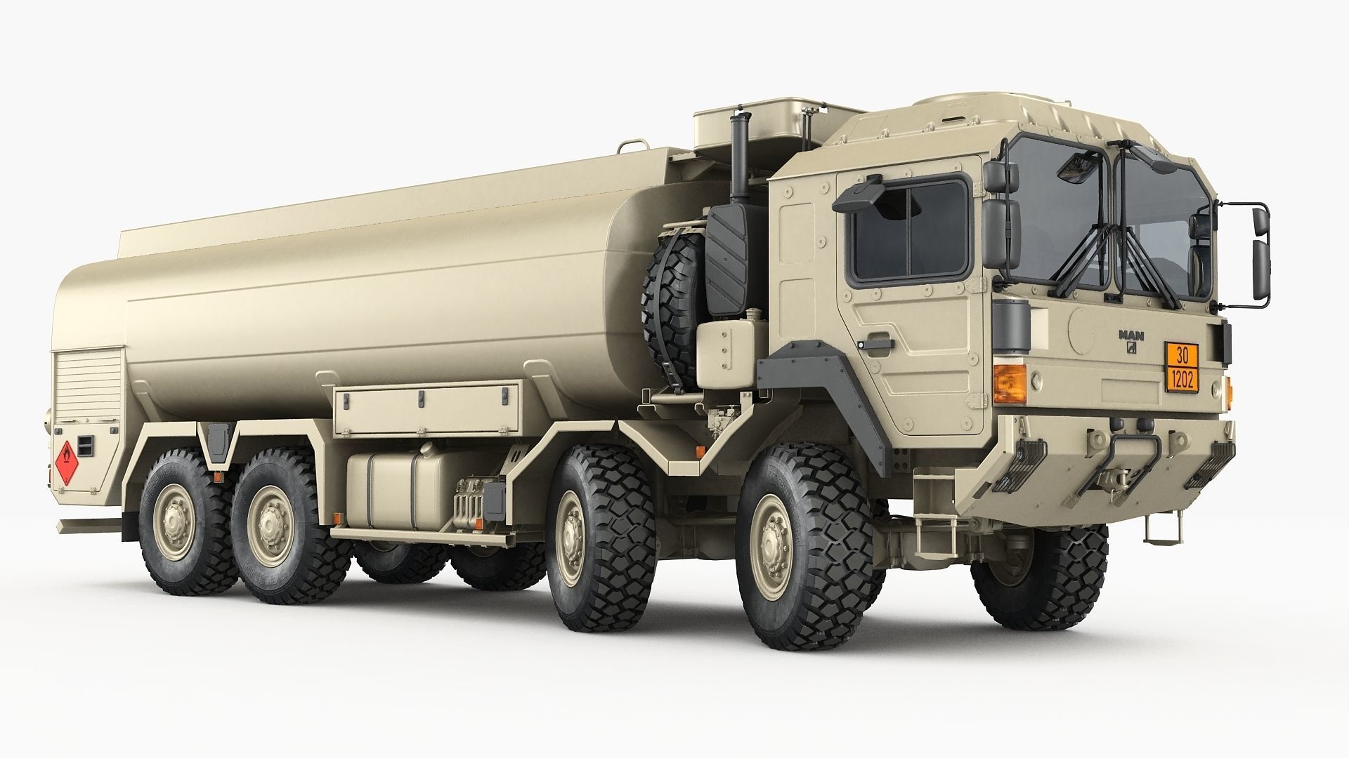 MAN HX77 tanker 3D model | CGTrader