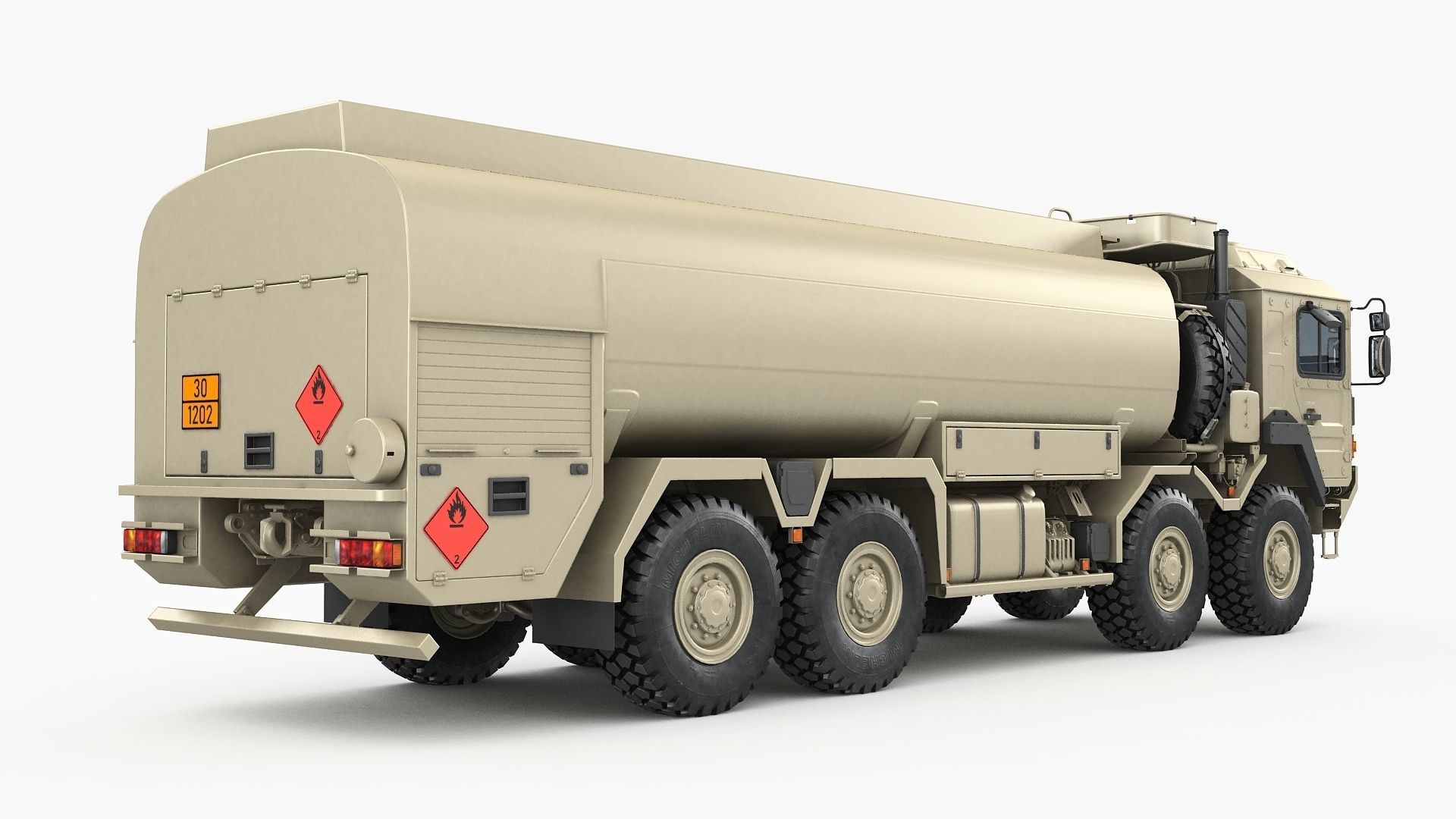 MAN HX77 tanker 3D model | CGTrader