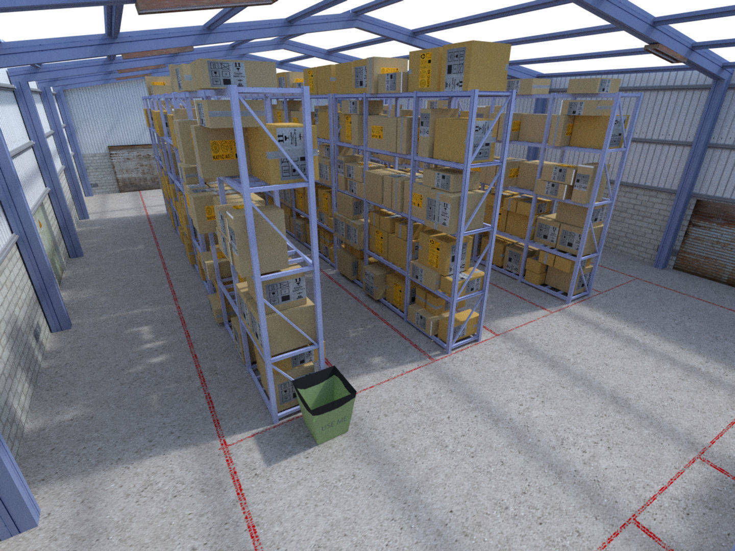 3D model Warehouse Version 1 VR / AR / low-poly | CGTrader