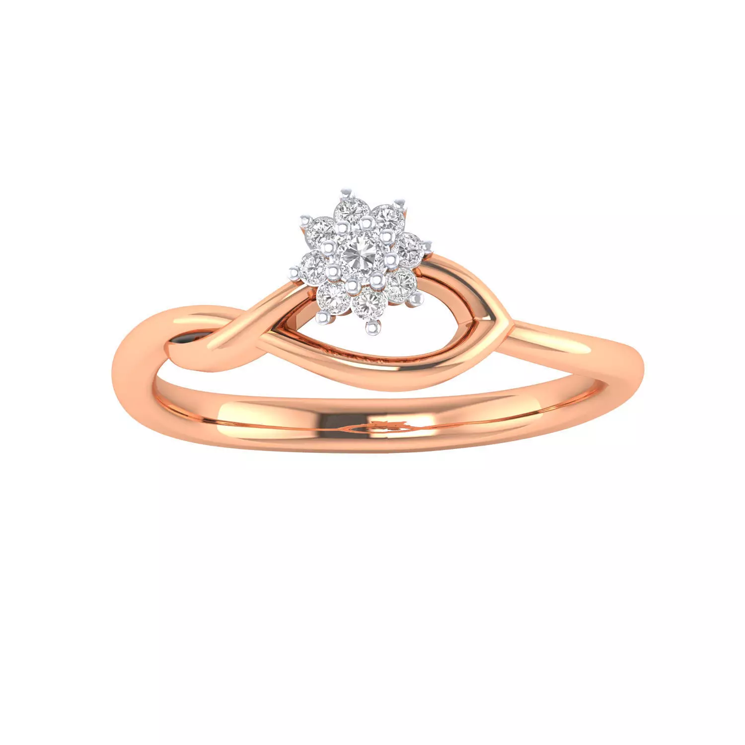 Women Star Ring STL OBJ FBX Renders Details 3D model 3D printable ...