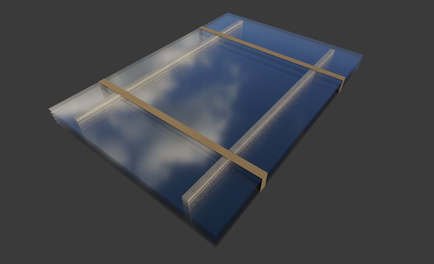 3D model Glasspack VR / AR / low-poly | CGTrader