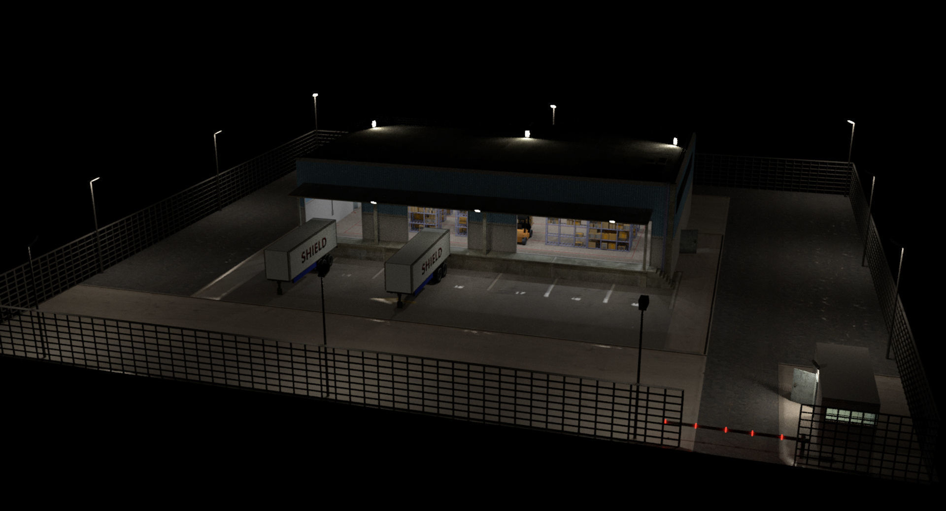 3D model Warehouse VR / AR / low-poly | CGTrader