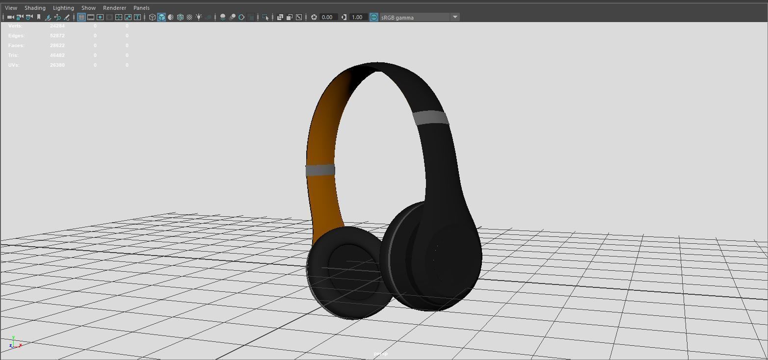 3D model Headphone Beat VR / AR / low-poly | CGTrader
