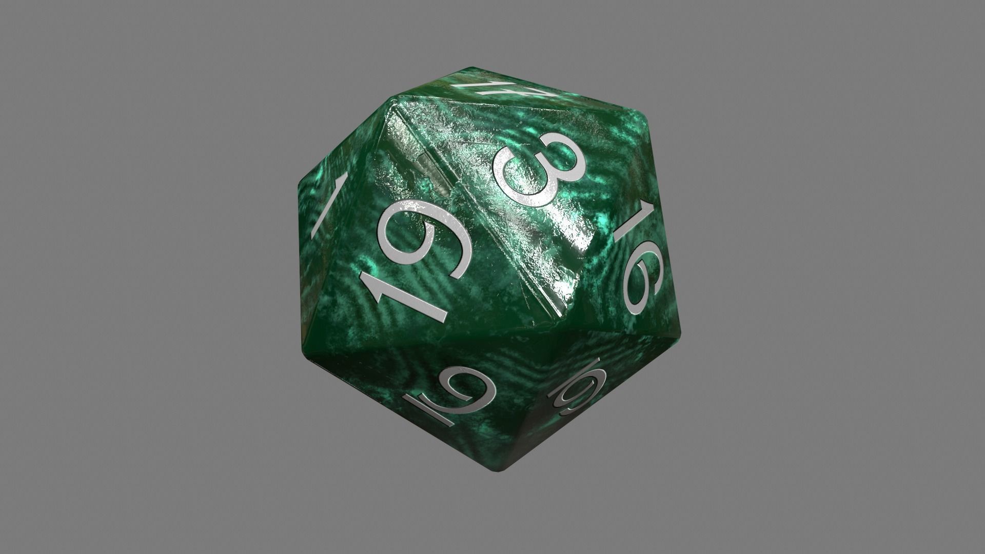 RPG Dice Set d20 3d model free VR / AR / low-poly 3D model | CGTrader