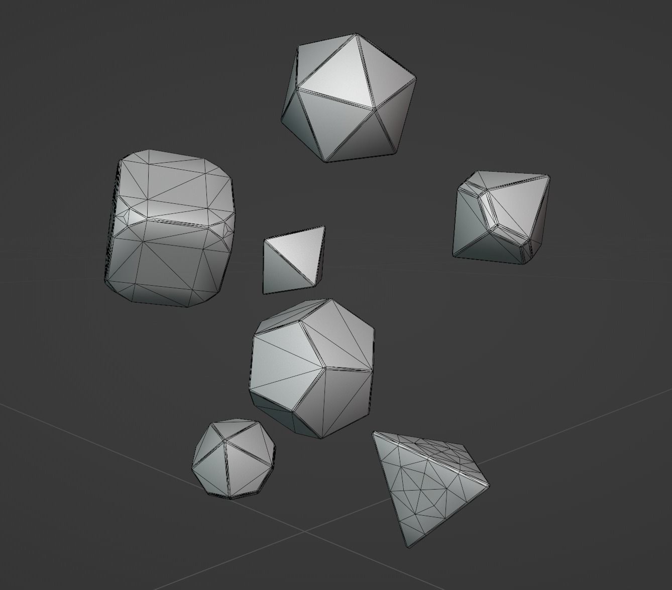 RPG Dice Set d20 3d model free VR / AR / low-poly 3D model | CGTrader