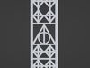 Harry Potter Bookmark - Deathly Hallows 3D model 3D printable | CGTrader
