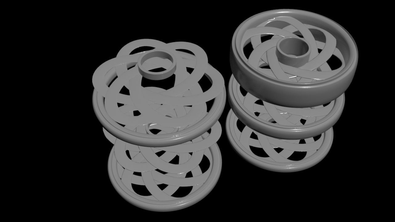 Ultra Silent HexaToroidal Propeller - Concept 3D model | CGTrader