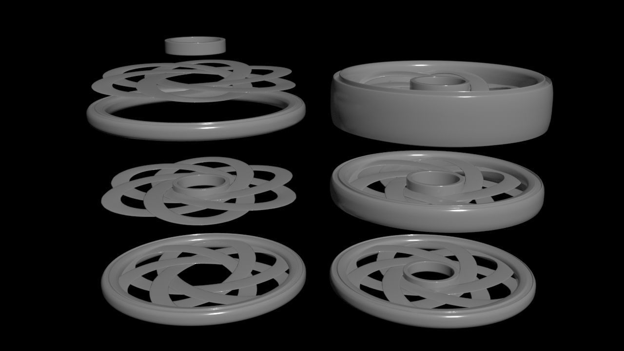 Ultra Silent HexaToroidal Propeller - Concept 3D model | CGTrader