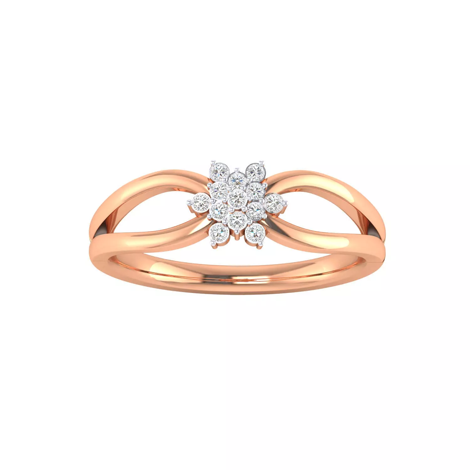Women Star Ring STL OBJ FBX Renders Details 3D model 3D printable ...