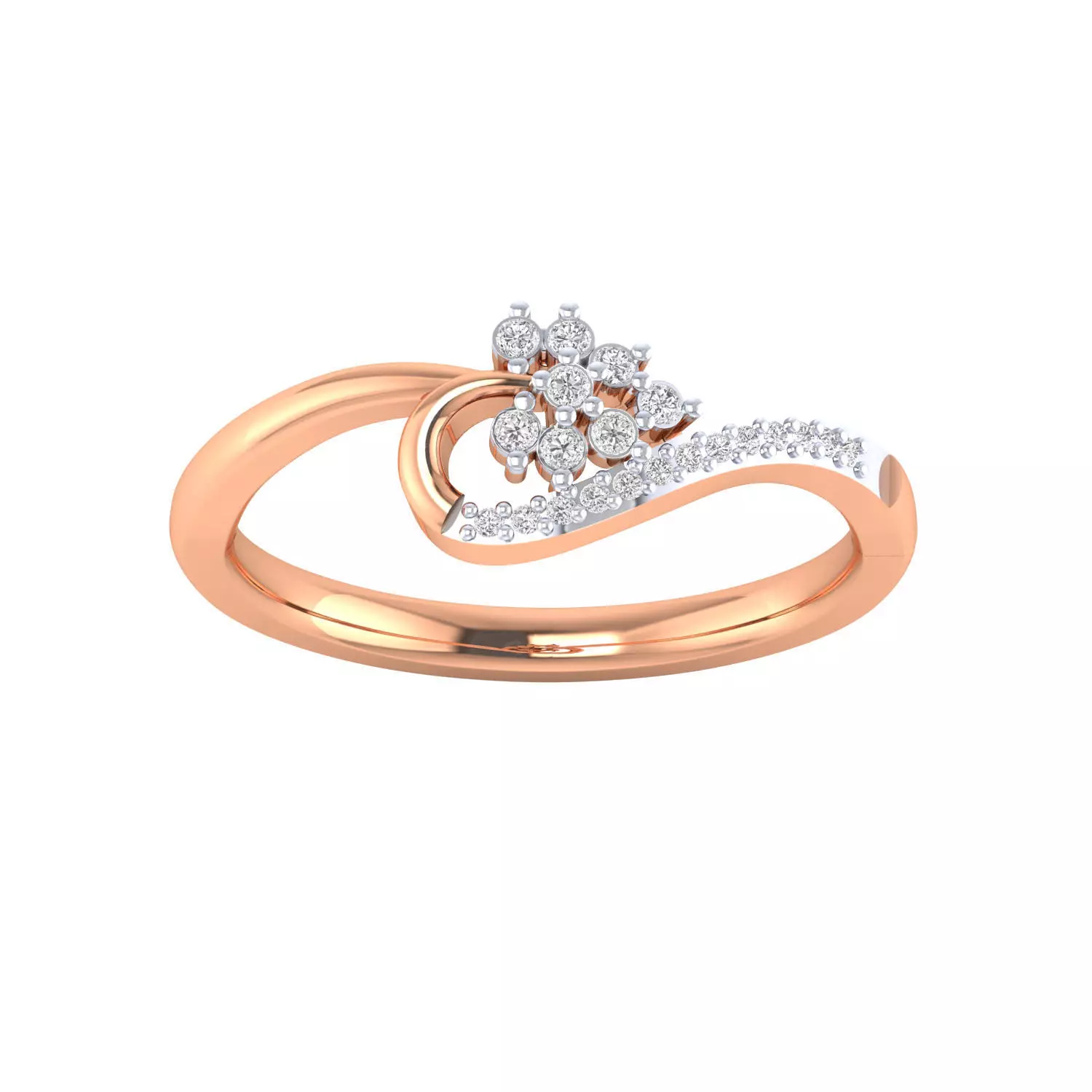 Women Star Ring STL OBJ FBX Renders Details 3D model 3D printable ...