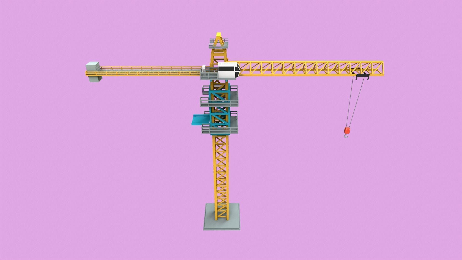 3D model Lowpoly Crane VR / AR / low-poly | CGTrader