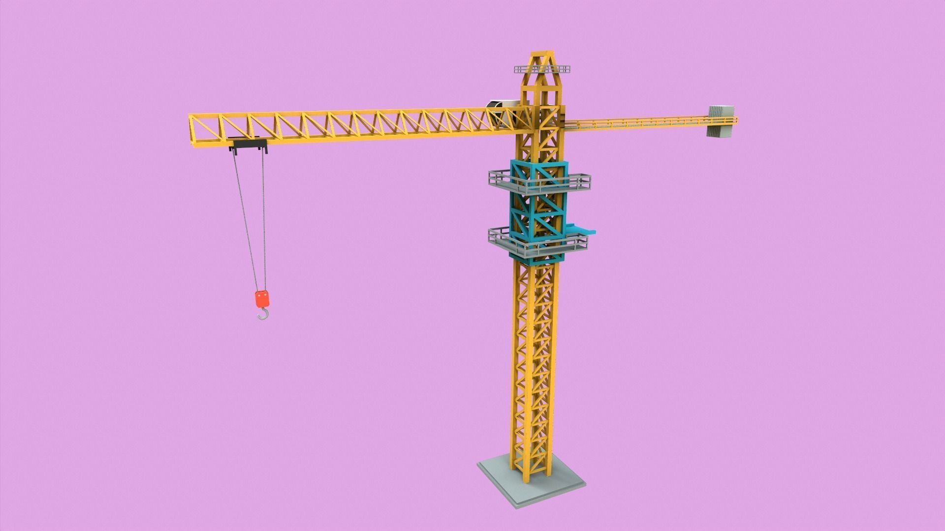 3D model Lowpoly Crane VR / AR / low-poly | CGTrader