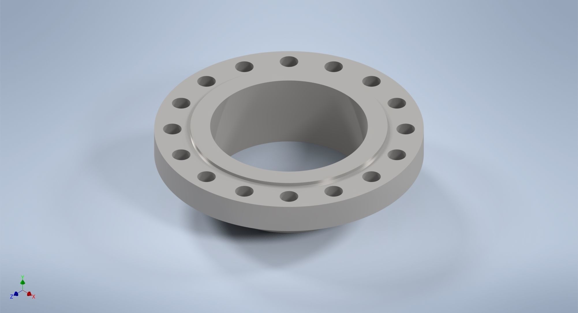 Weld-neck flanges 12 inches ASME-ANSI 3D model 3D printable | CGTrader