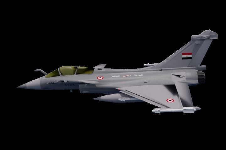 Egyptian Rafale 3D model | CGTrader
