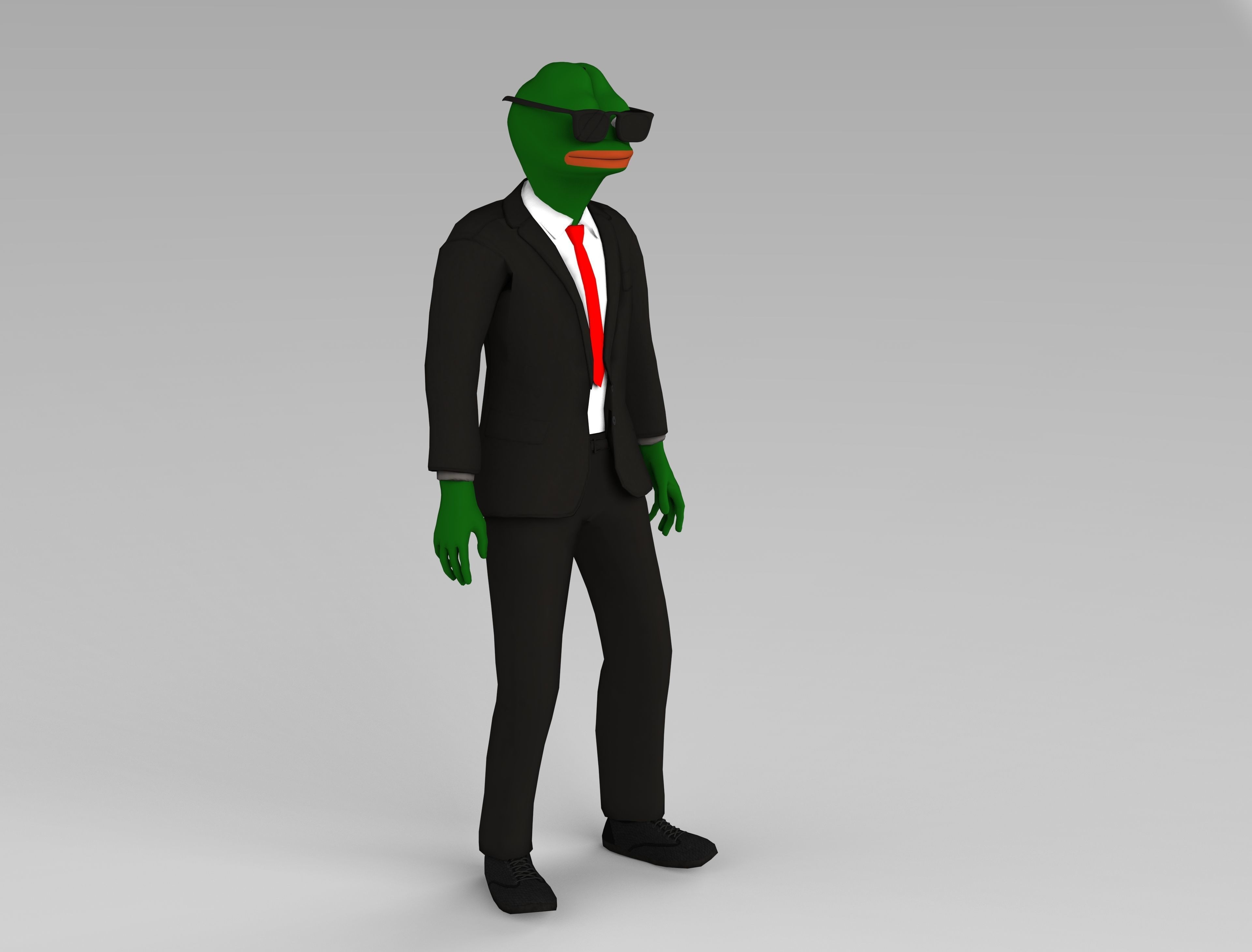 3D model Frogman 3d character with rigging VR / AR / low-poly | CGTrader