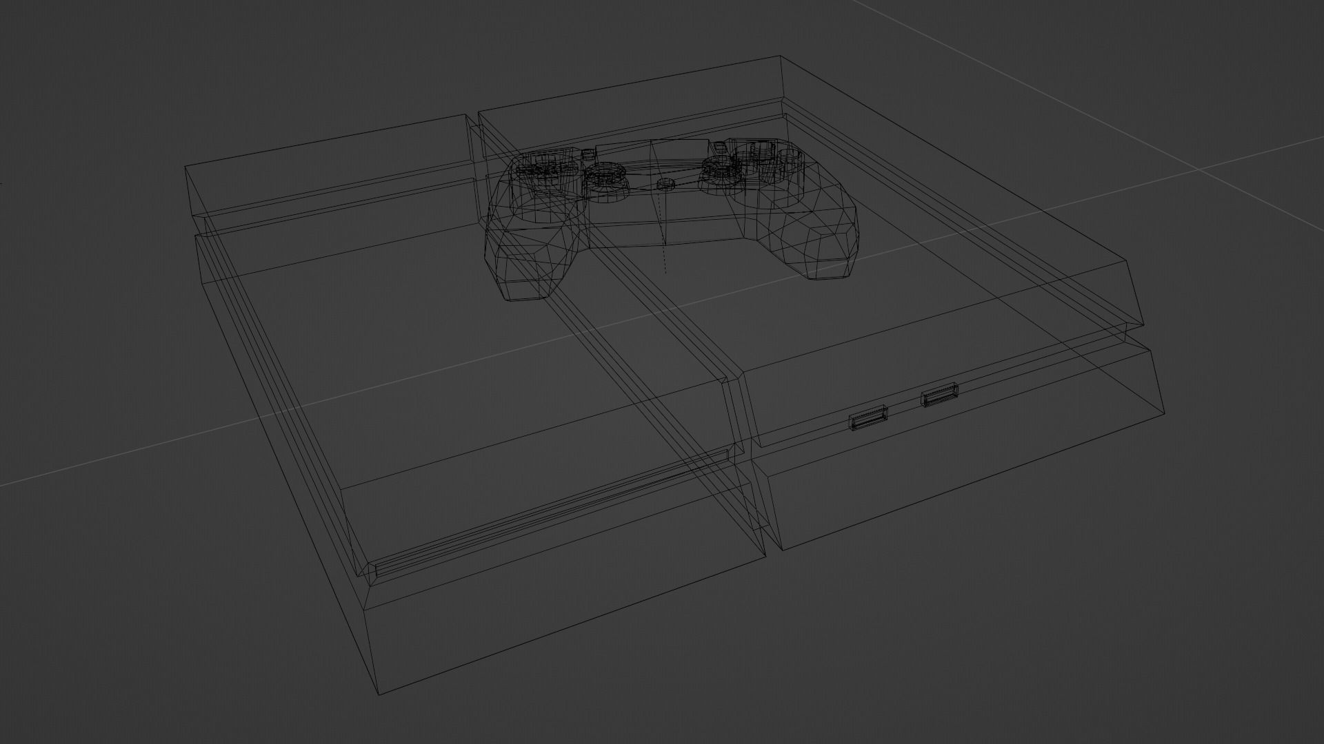 3D model Low Poly Playstation 4 Fat VR / AR / low-poly | CGTrader