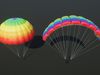 3D model 2 Parachutes VR / AR / low-poly | CGTrader