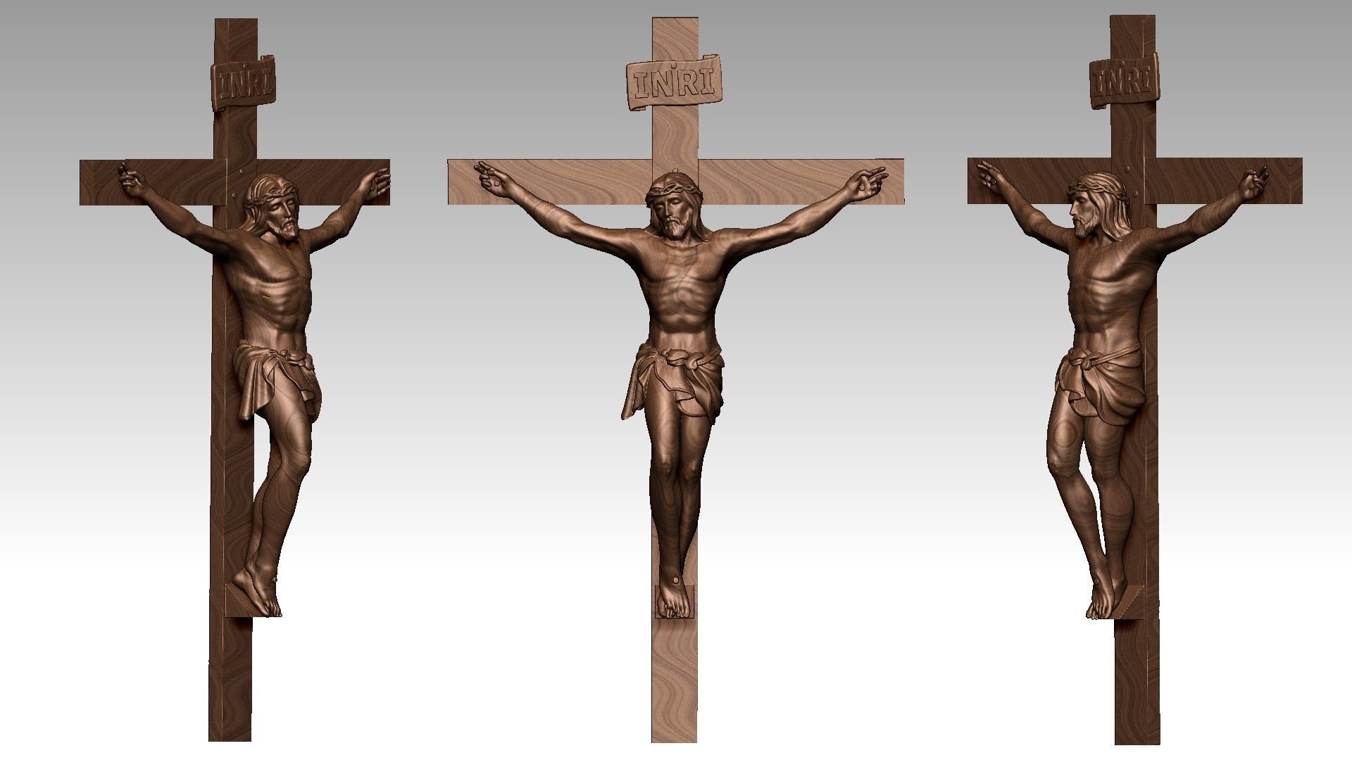 Jesus Christ on the Cross 3D model 3D printable | CGTrader