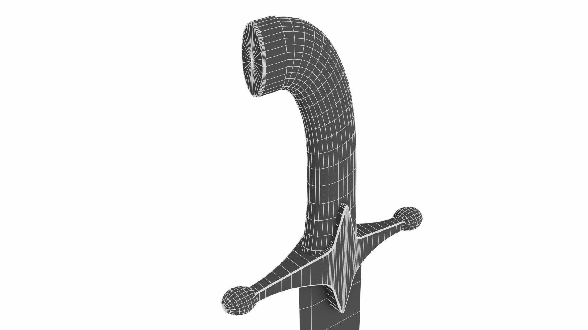 Yatagan 3D model | CGTrader