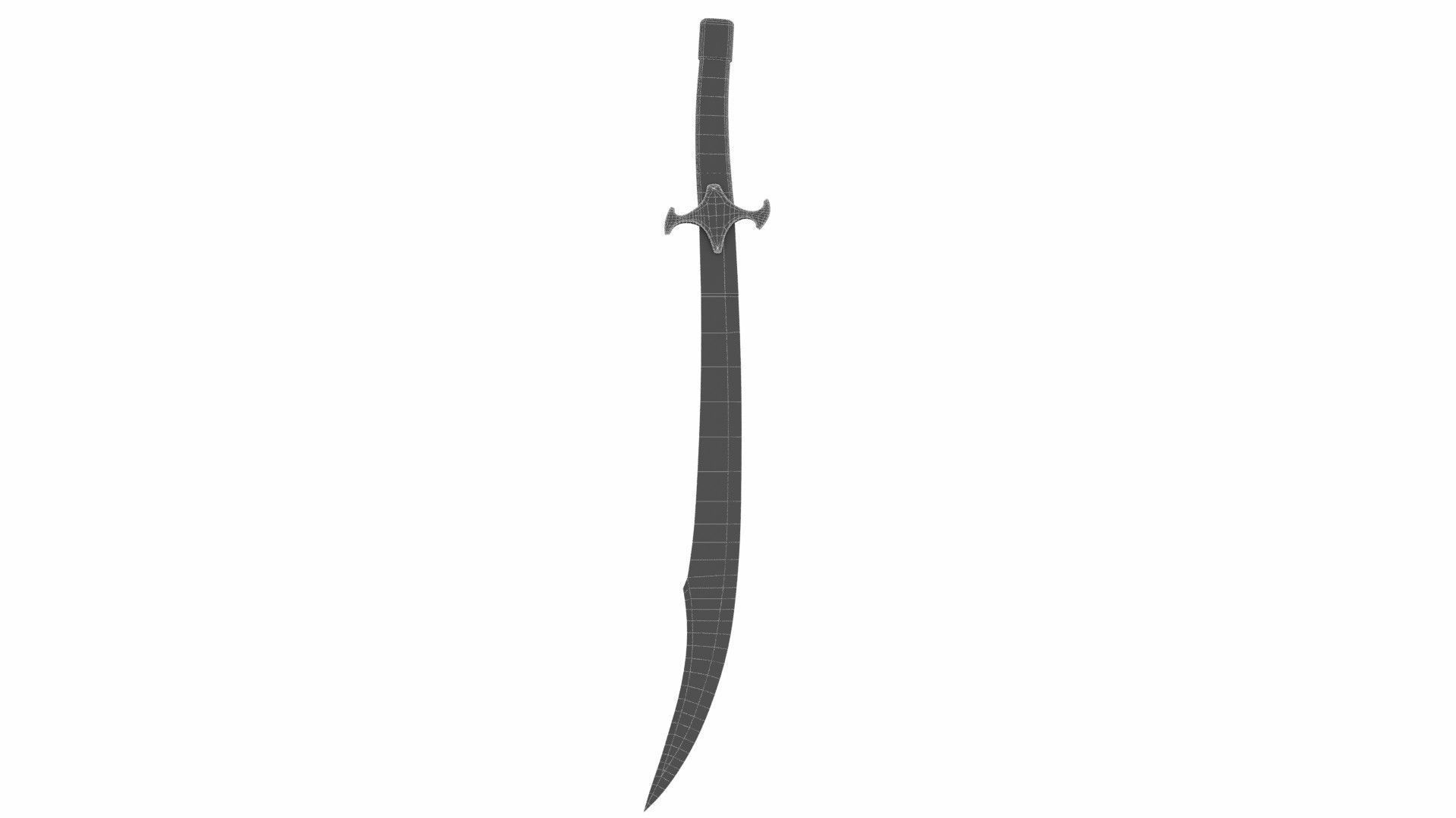 Yatagan 2 3d Model Cgtrader