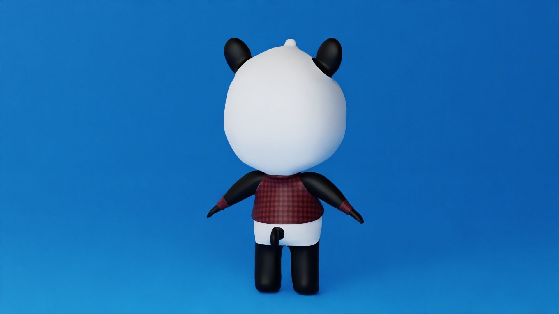 Panda free 3D model animated rigged | CGTrader