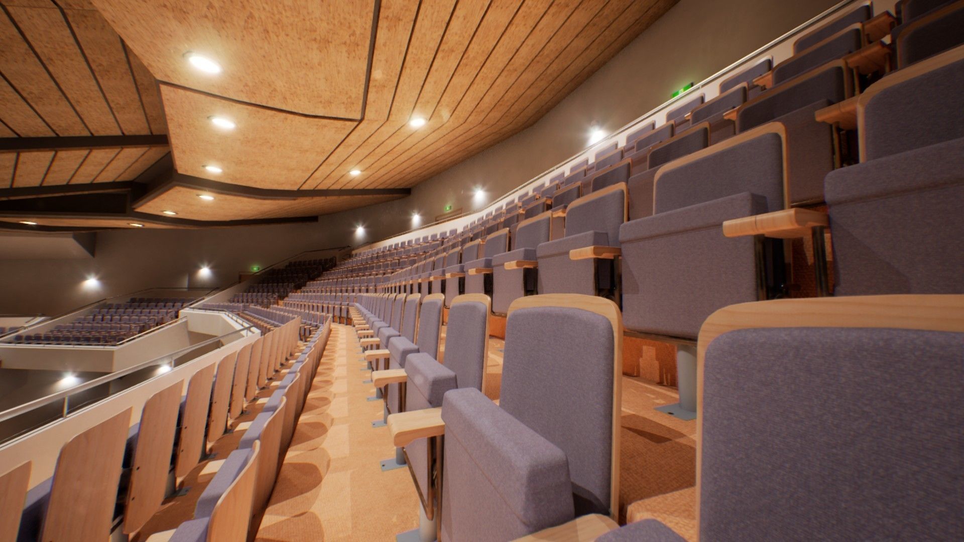 3D model Concert Hall - Environment VR / AR / low-poly | CGTrader