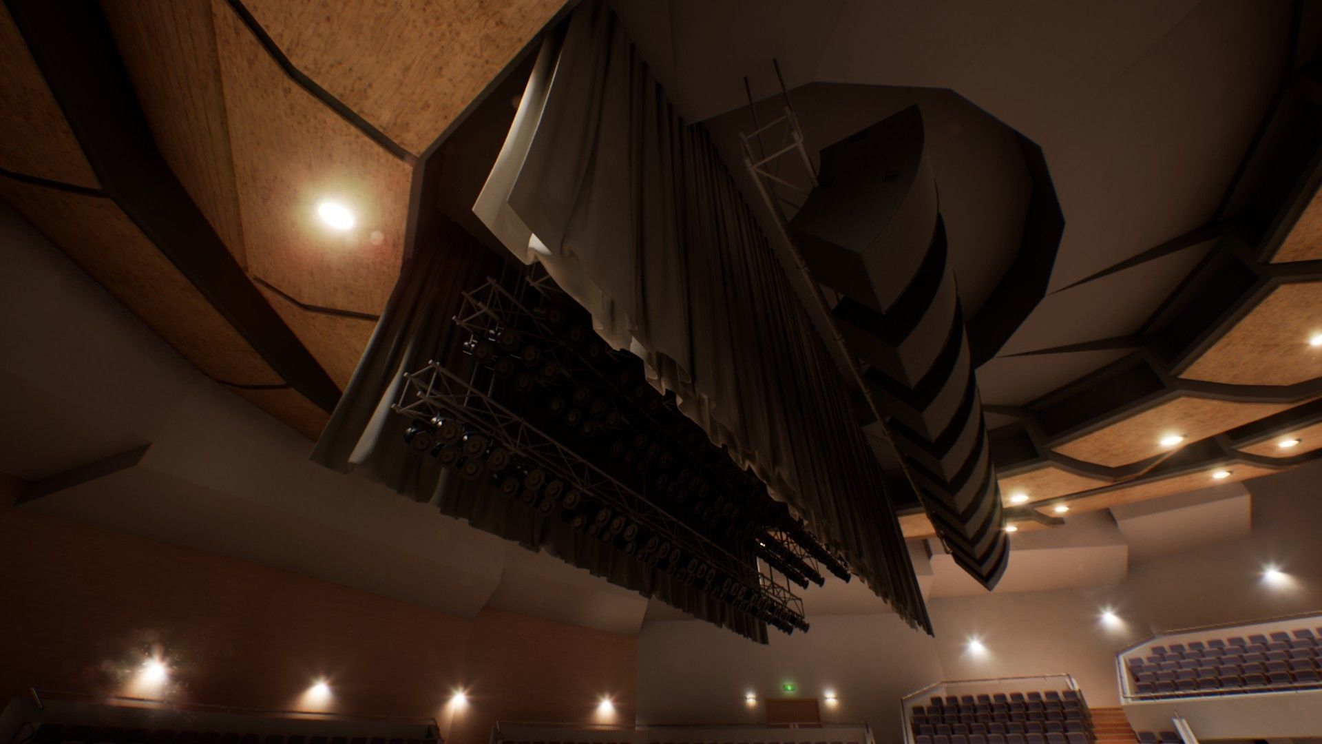 3D model Concert Hall - Environment VR / AR / low-poly | CGTrader