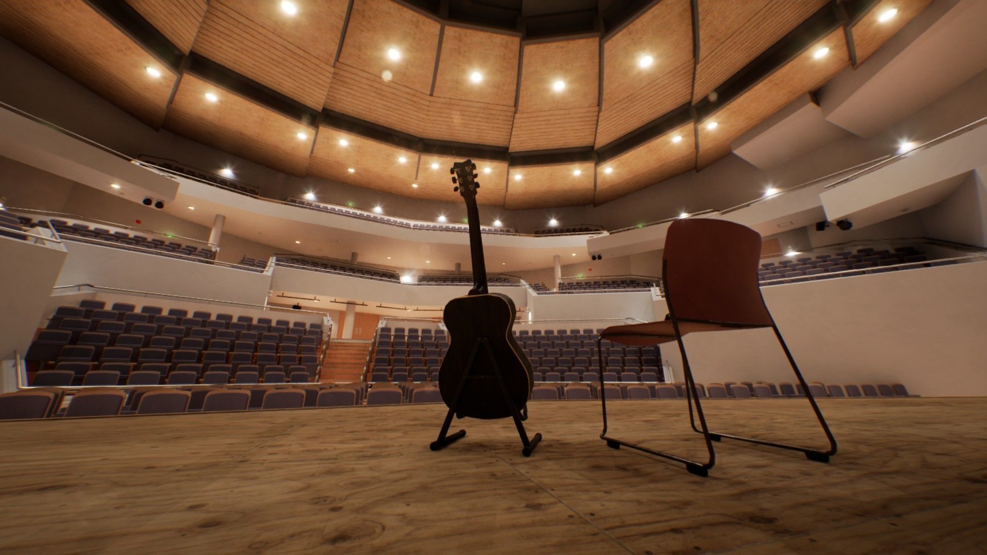 3D model Concert Hall - Environment VR / AR / low-poly | CGTrader