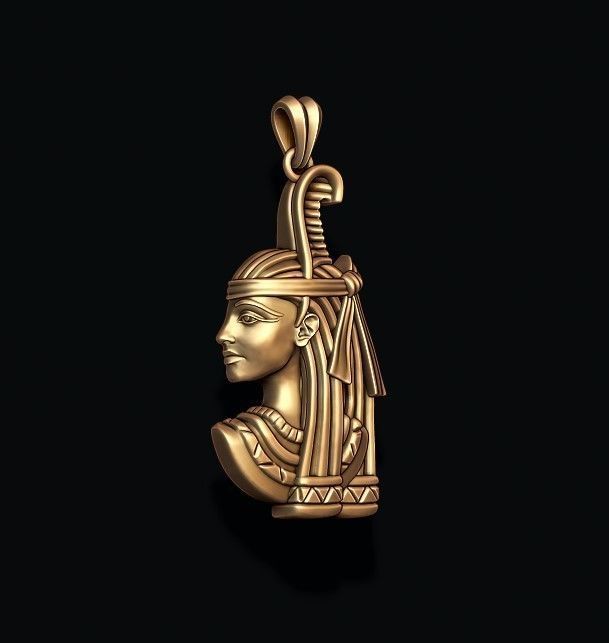 Egyptian Goddess Maat pendant 3D model 3D printable | CGTrader