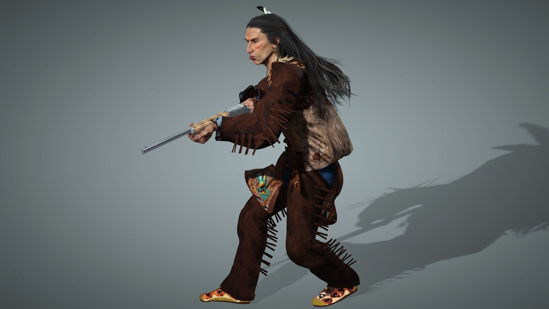 Apache High quality character full Rigged and Animated 3D model ...